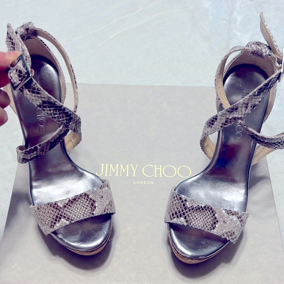 Jimmy Choo | Shoes | Jimmy Choo Portia Snake Print | Poshmark